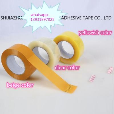 China Free sample strong adhesion clear acrylic glue bopp packing adhesive tape China manufacturer for sale