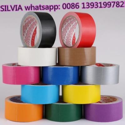 China Free Samples Heavy Duty Industrial Hot melt/Nature Rubber Cloth Duct Tape for Sealing Fix Insulation Protection for sale
