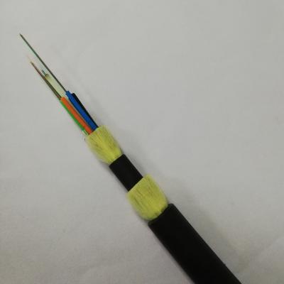 China Il centro aereo 8 12 del cavo a fibre ottiche 6 della portata 50m ADSS 24 cavi a fibre ottiche all'aperto dei 48 centri for sale