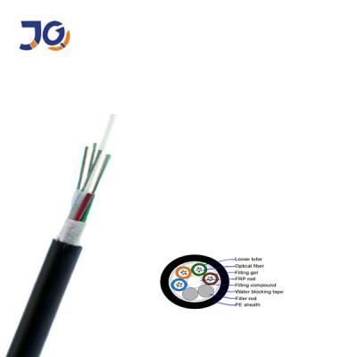 China Fiber Optic G652D 24 48 96 Core Optical Cable GYFTY Underground Pipe Fiber Optic Cable for sale
