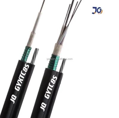 2- 144 núcleo Single Mode Armored Outdoor Optical Cable GYXTC8S/GYTC8S Aerial Self-supporting Figura 8 Estrutura