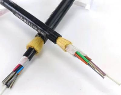 China 12 24 32 48 72 96 144 Core Outdoor Fiber Optic Cable ADSS Cable Span 150 100 200M for sale
