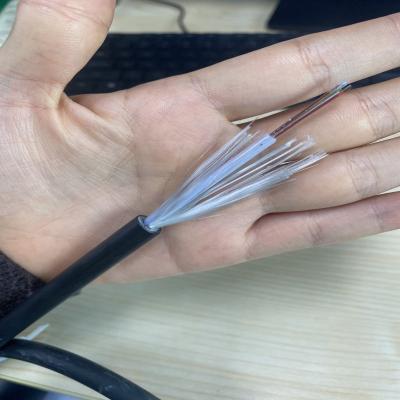 China 4 8 12 Core GYFXTH Unitube Glass Yarn Aramid yarn Non Metallic Optical Fiber Cable JET fibre optic cables for sale
