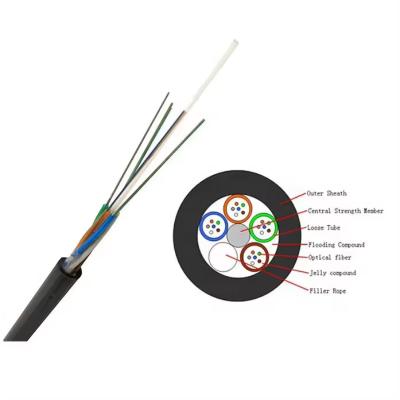 中国 ホットセール 48コアSM GYFTY 防弾性のない光ファイバー用ケーブル 販売のため