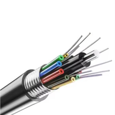 China 72 Core GYTA GYTS Internet Telecommunication Network With Stranded Wire Armored Optical Fiber Cable for sale