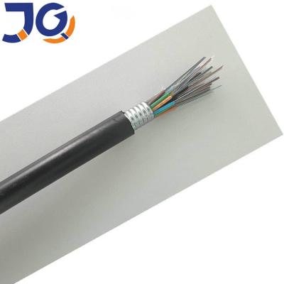 China OEM Single Mode 12 24 48 Core GYTS GYFTS Armoured Fiber Optic Cable for sale