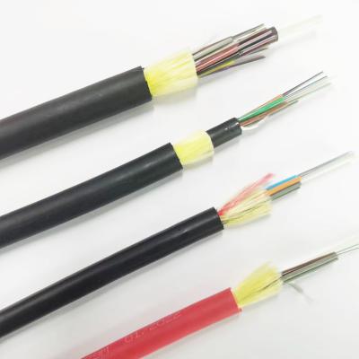 China 6 Core Adss 12 Core Optic Fiber Cable Span 400m for sale