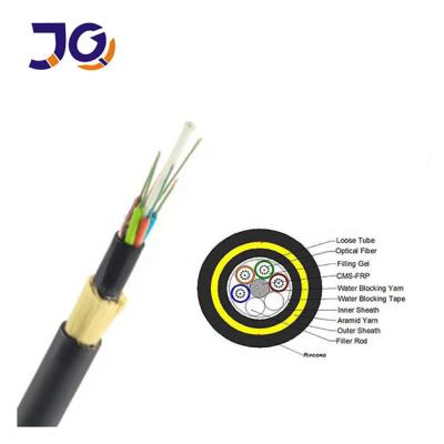 China ADSS Double Jacket 12 ¢ 24 Core Outdoor Single-Mode Fiber Optic Cable G652D à venda