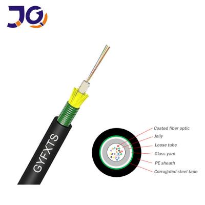 중국 GYFXTS 유니튜브 중앙 느슨 파이브 외관 광섬유 케이블 장갑 케이블 판매용