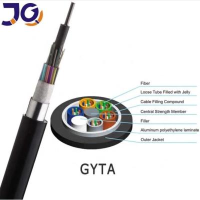 China GYTA Armored Optical Fiber Cable 2-144 Core Stranded Loose Tube for Aerial/Duct zu verkaufen