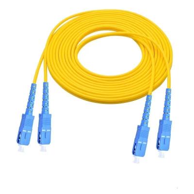 China Optical Fiber Patch Cord 3mm LSZH SC APC to SC UPC 1m 2m 3m Single Mode High Performance Patch Cable for sale