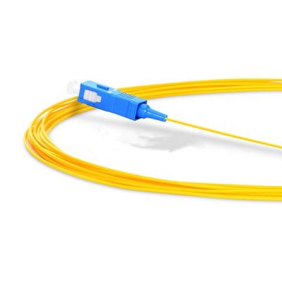 China Trança da fibra do SC da manutenção programada da palavra simples 1.5M do único modo à venda