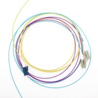 China FTTH FTTB 12 Core Optical Fiber Pigtail SC UPC 0.9mm Multimode Patch Cable for sale