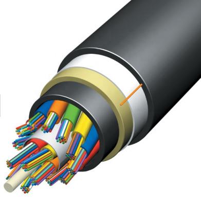 China ADSS G657A1 Aramid Yarn 12 Core Single Mode Fiber Optic Cable for sale