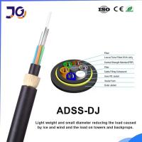 China PE Jacket 48 Core Self Supporting ADSS Fiber Optic Cable for sale