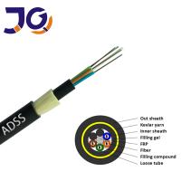 China Outer Sheath PE ADSS 288 Fiber Optic Cable for sale