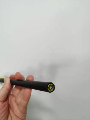 중국 머리위 단일 피복 모든 유전성 자립하 ADSS가 200m 12 24 48 핵심 피브라 옵틱 케이블에 걸쳐 이어집니다 판매용