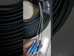 Διπλό Sc LC ST FC SM ΚΚ 0.9mm σκοινί μπαλωμάτων ινών 3m