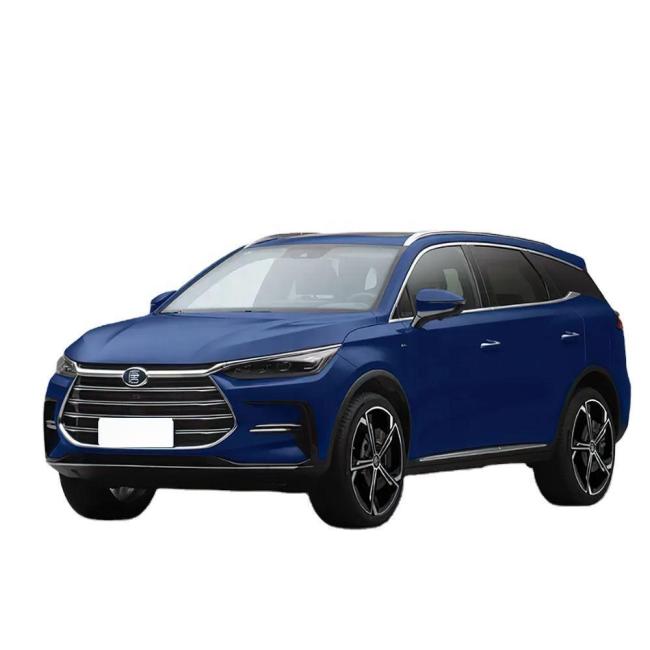 The New Byd Tang Electric EV Champion Edition 730km Range Pure Electric SUV Drives Front-Wheel-Drive on The Left Side