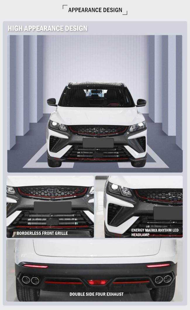 Geely Binyue 2023 1.5t DCT Diamond Version Vehicle Configuration Table Coolray in Stock