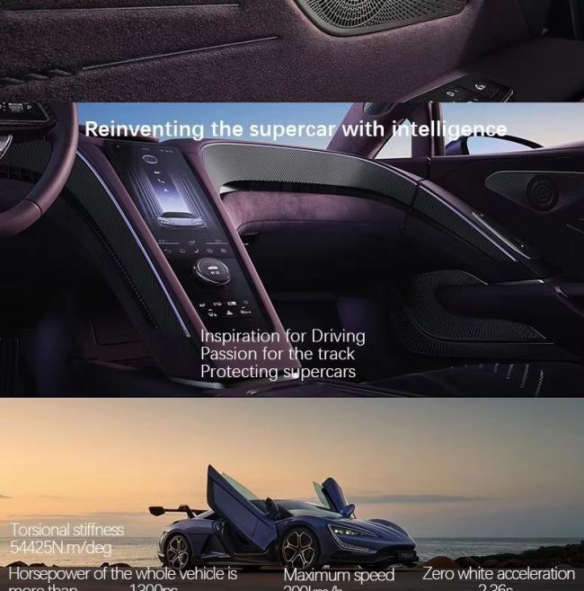 Pre Sale Deposit 2024 Byd Yangwang U9 Pure New Energy Electric EV New Cars High Speed Vehicle 4WD Super Cars 300km