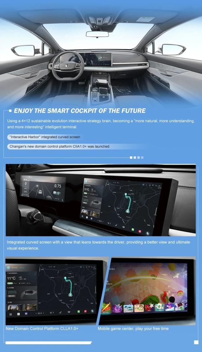 in Stock 2023 Style Changan Uni-T Automobile Second Generation 1.5t Premium Made in China Left Steering Cars Uni-T