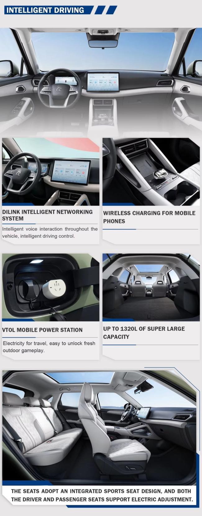 2024 Byd Yuan up 401km 5 Seats Pure Electric New Energy Vehicle
