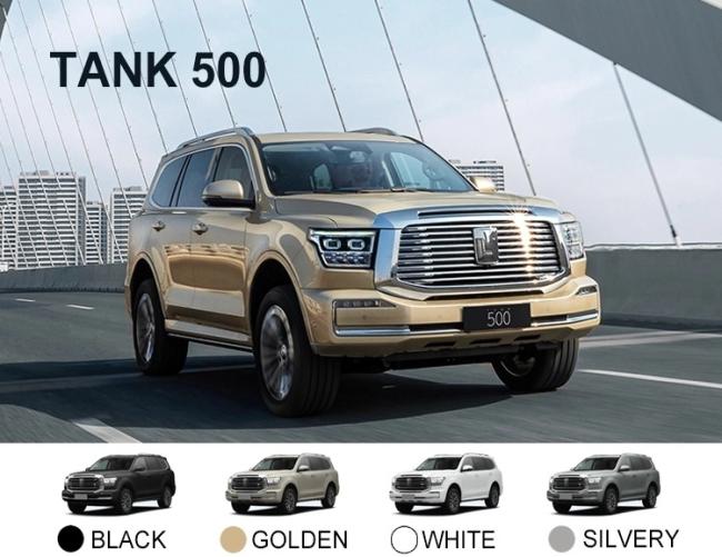 2023 Gwm Great Wall Tank 500 with 48V Mild Hybrid System Fuel Energy Car High Speed Business Version with 5-Seat SUV