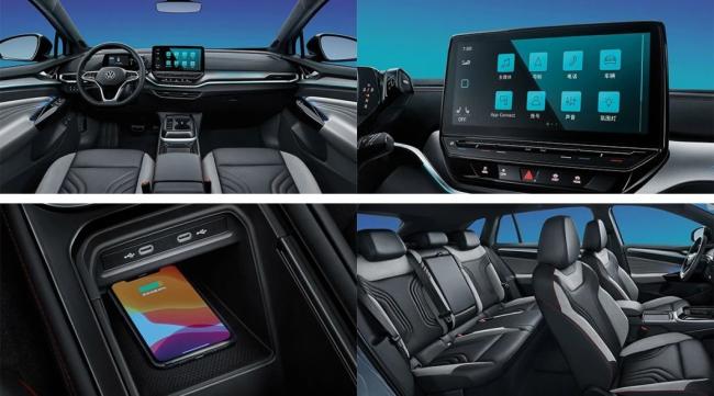 ID4 Crozz Electric SUV Cars Secondhand Volkswagen 4 Wheels Car Auto VW ID. 4 Crozz 2WD 2023 2024 600km Life Pure New Energy Vehicles