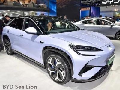 Cina 2024 Byd Sea Lion 07 EV puramente elettrico SUV di medie dimensioni con batteria da 71,8 Kwh in vendita