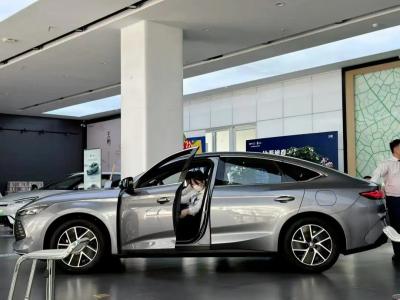 Cina Interni scuri Byd Qin L Dm-I 2024 1.5t Plug-in Hybrid MID-Size Sedan Energy Auto EV Airbag 6 in vendita