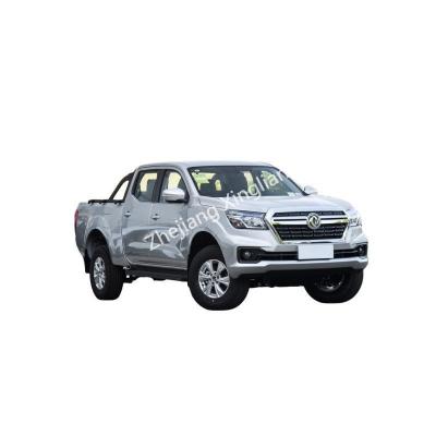 China Yellow Dongfeng Rich 6 4X2 Auto Pickup Trucks with Double Cab Pickup Vehicles  Cars for sale