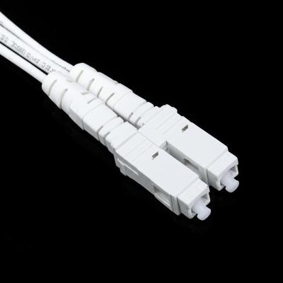China Quad Fiber Optic Cable Connector 2 Years for Fast and Data Transfer for sale
