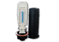 China 4-Tray Fiber Optic Splice Box with 96 Core Capacity and IP68 Rating for Wall Mounting for sale