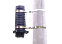 China PP Dome Pole Mount Bracket with 130-180mm Diameter Range for Wall and Pole Installation for sale
