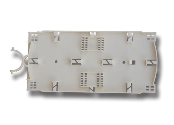 ABS PP 繊維光学のスプライスの皿/ftth 24 のスプライス tary 60mm 0.01dbm
