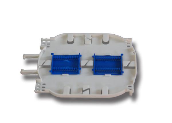 ABS PP 繊維光学のスプライスの皿/ftth 24 のスプライス tary 60mm 0.01dbm