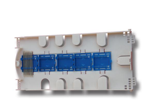 ABS PP 繊維光学のスプライスの皿/ftth 24 のスプライス tary 60mm 0.01dbm