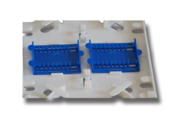 ABS PP 繊維光学のスプライスの皿/ftth 24 のスプライス tary 60mm 0.01dbm