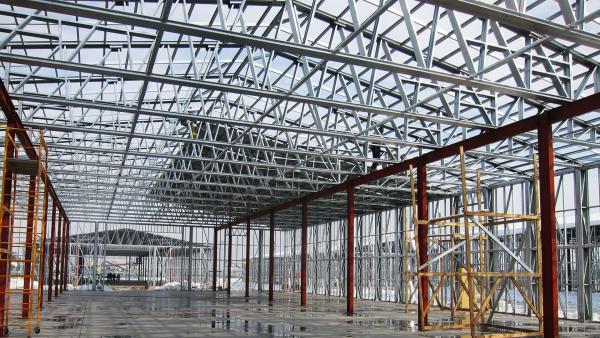 Quality Spacious Steel Structure Building Workshop Construction Industrial Prefabricated for sale
