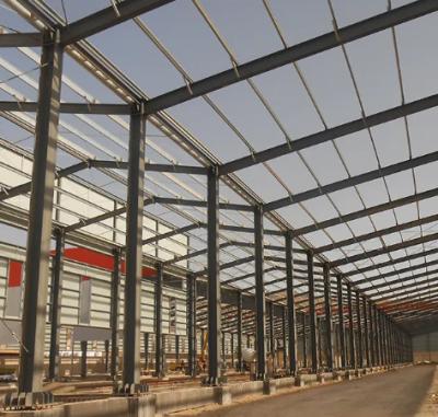 中国 オープン スパン デザイン プレハブ 鉄骨構造ワークショップ Q235B Q355B スペース メタル ビルディング 販売のため