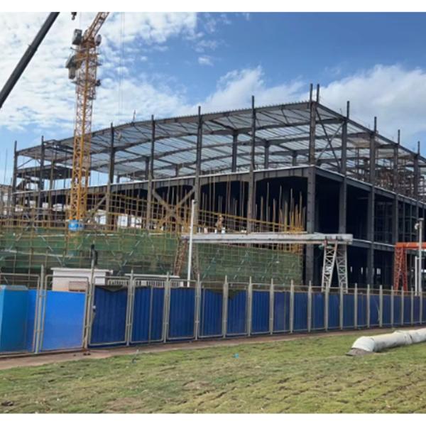 Quality Q235 Hot Dip Galvanized Steel Structure High Rise Large Span Steel Structure for sale