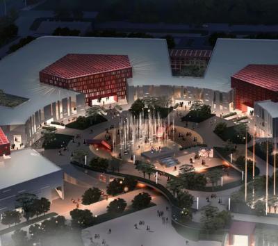 중국 Z 펄린 상업용 철강 건물 항 지진 고층 전공 철강 창고 판매용