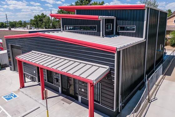 Quality Multi Storey Prefabricated Commercial Steel Building Construction Metal for sale