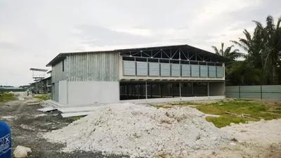 中国 AiSi ASTM 鋼鉄 鶏舎 鉄骨構造 鶏舎 耐火性 販売のため