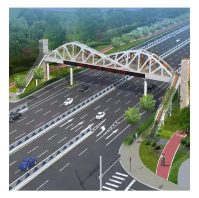 Cina Ponte di struttura in acciaio a colori personalizzati Ponte in acciaio pesante Ponte Bailey Standard internazionale in vendita