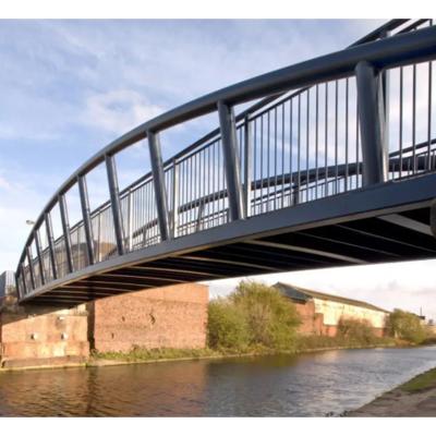 Cina Ponte di struttura in acciaio prefabbricata a larga lunghezza di percorrenza dimensione personalizzata resistenza alle intemperie in vendita