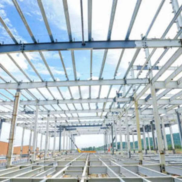 Quality Q235 Steel Modular Prefabricated Metal Warehouse Construction Wind Resistant 12 Grades for sale