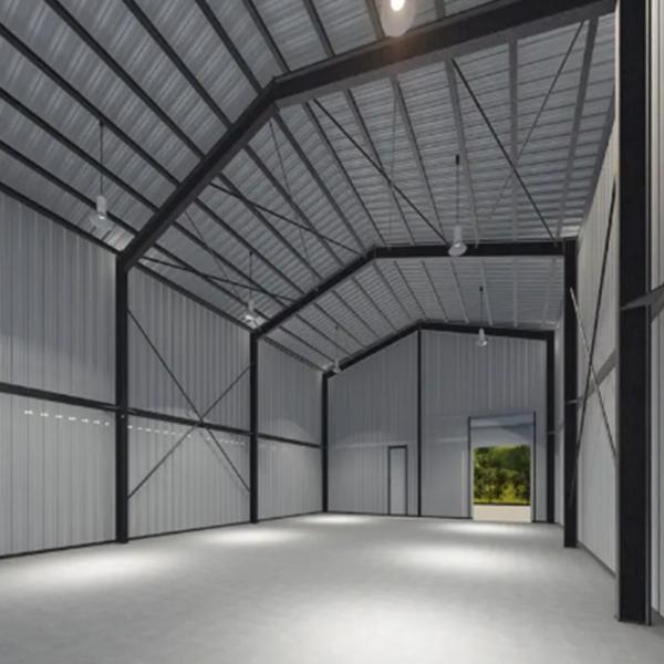 Quality Welded Commercial Lightweight Steel Frame Construction H Shape For Workshop for sale