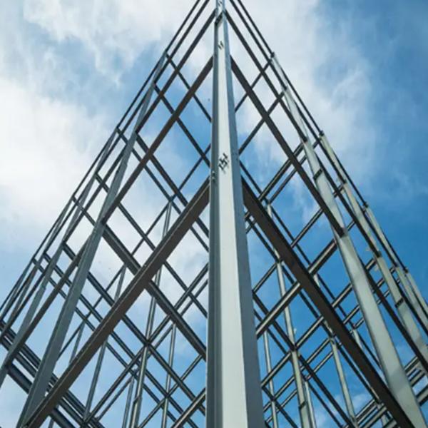 Quality Welded Commercial Lightweight Steel Frame Construction H Shape For Workshop for sale
